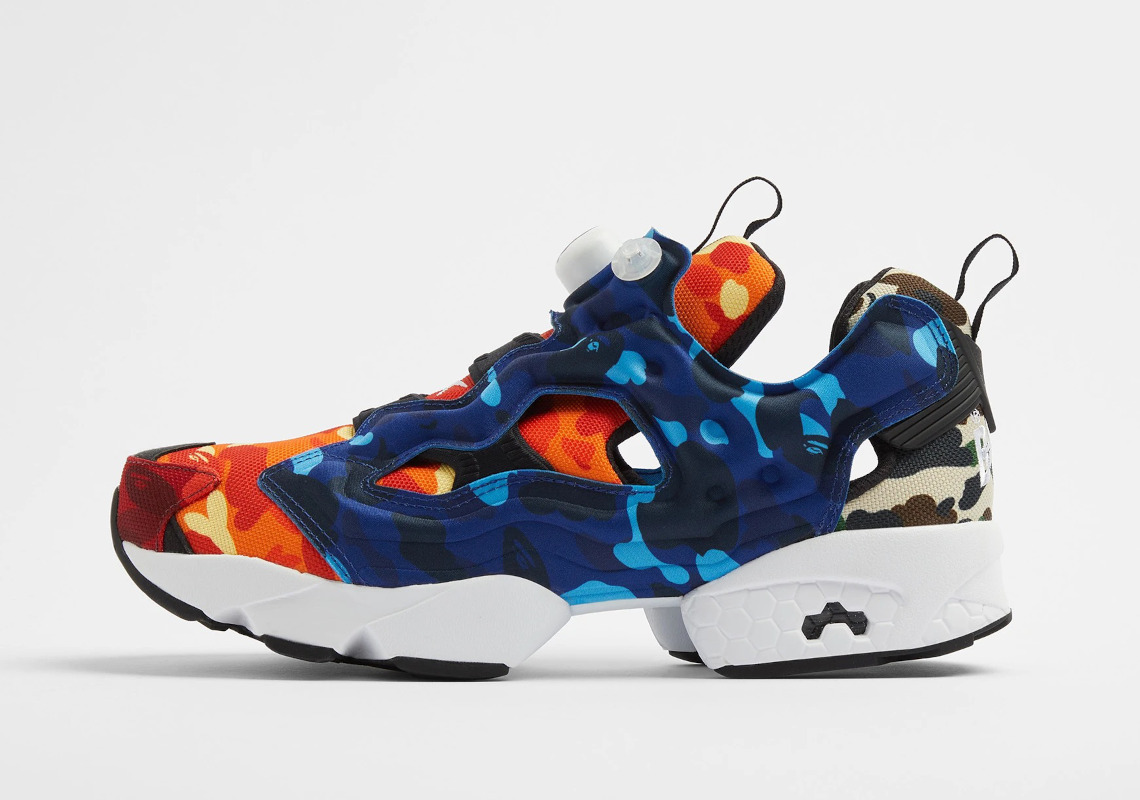 BAPE Reebok Instapump Fury "Multi-Color" Q47370 | SneakerNews.com