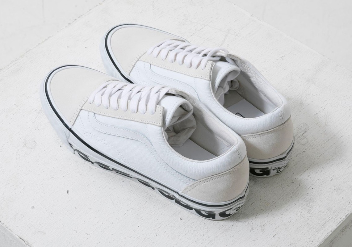 CDG Vans Old Skool White Release Date | SneakerNews.com