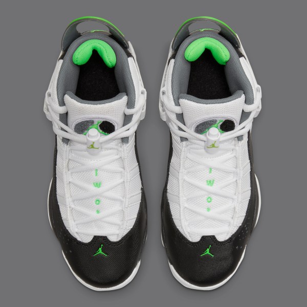 Jordan 6 Rings GS "Black/Altitude Green" 323419-130 | SneakerNews.com