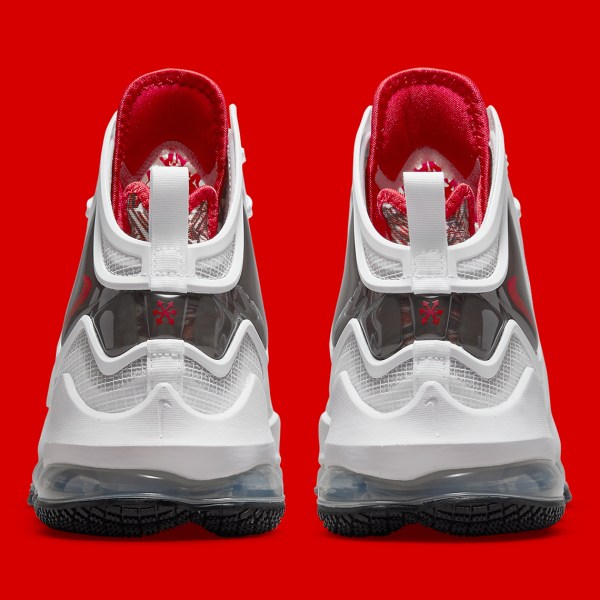 Nike LeBron 19 White Black Red DC9340-101 | SneakerNews.com