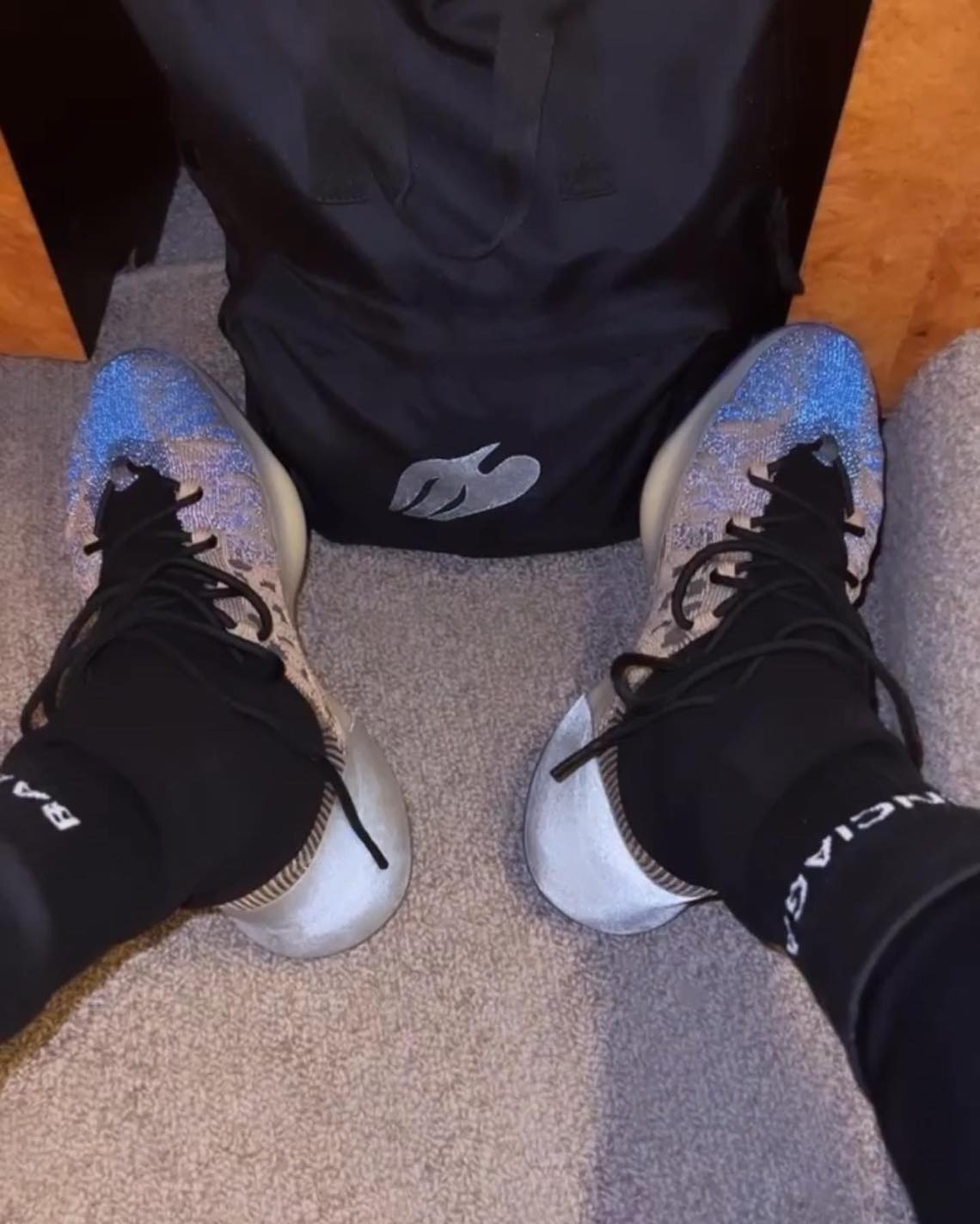 adidas YZY BSKTBL KNIT "Slate Azure" Release Date HR0811 | SneakerNews.com