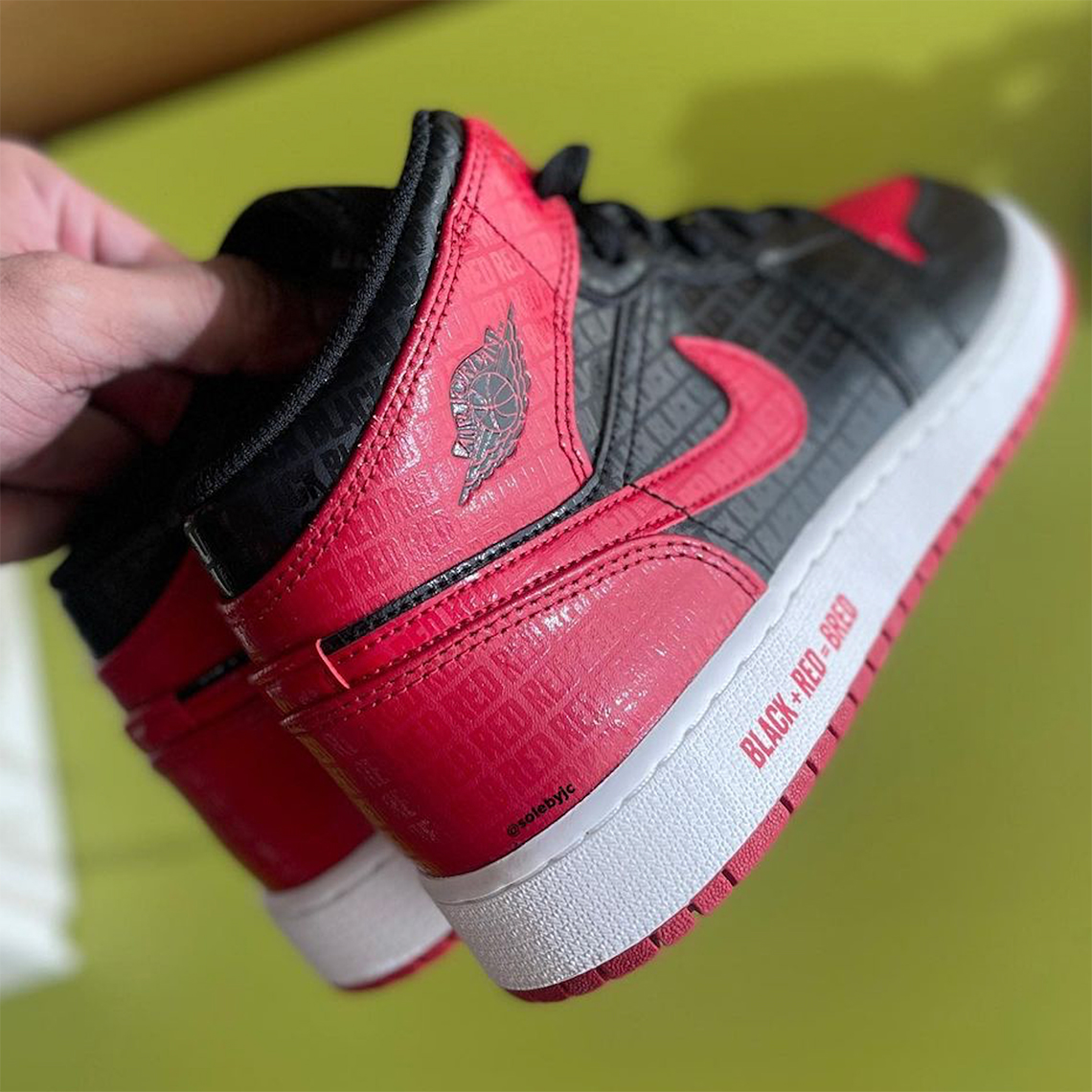 Air Jordan 1 Mid Black + Red = Bred | SneakerNews.com
