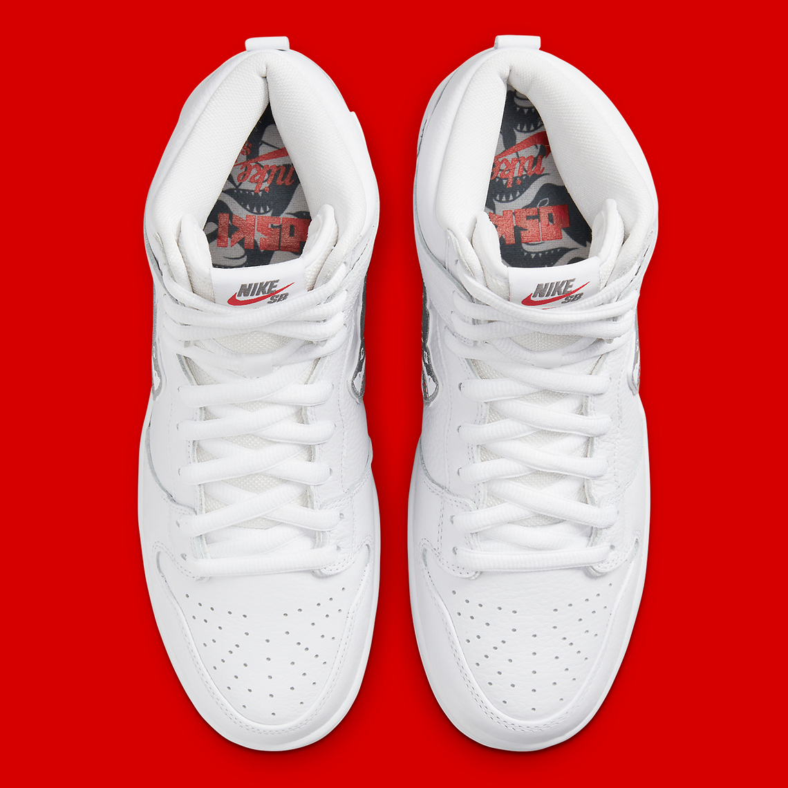 Oski Nike SB Dunk High Great White Shark Release Date | SneakerNews.com