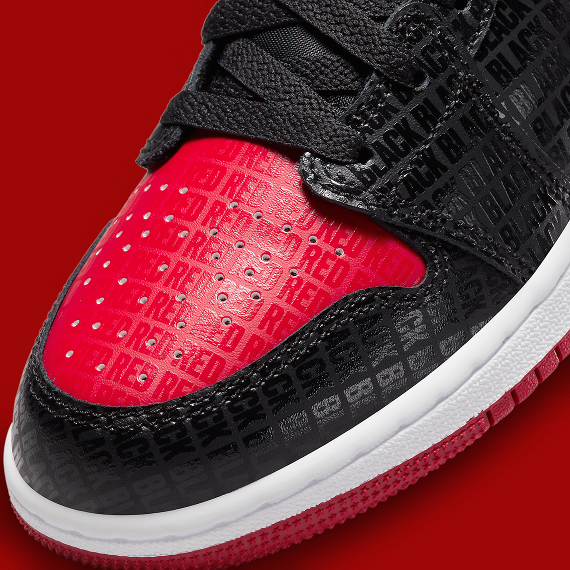 Air Jordan 1 Mid GS "Black + Red" Bred DM9650-001 | SneakerNews.com