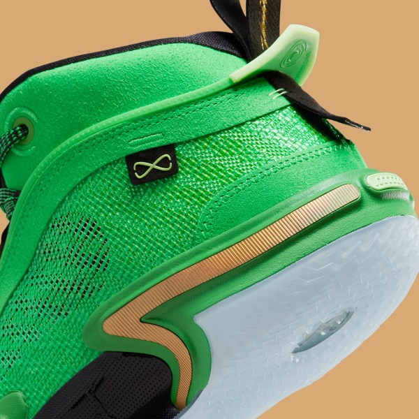 Air Jordan 36 "Green/Gold" CZ2650-300 | SneakerNews.com