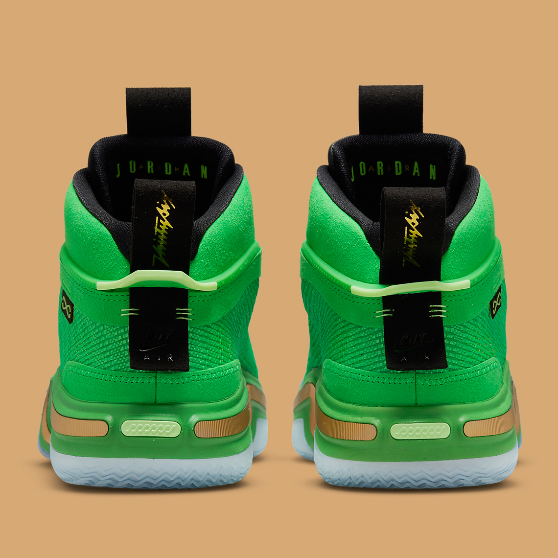 Air Jordan 36 "Green/Gold" CZ2650-300 | SneakerNews.com