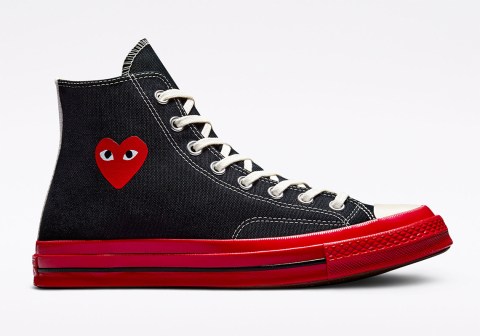 CdG Play Converse Chuck 70 Red Midsole Release Date | SneakerNews.com