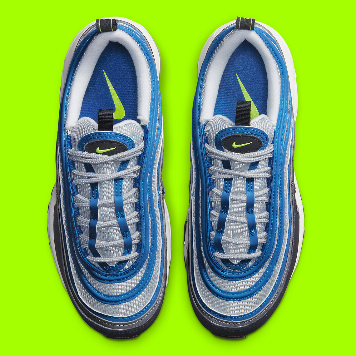 Nike Air Max 97 Atlantic Blue Navy Volt DQ9131-400 | SneakerNews.com