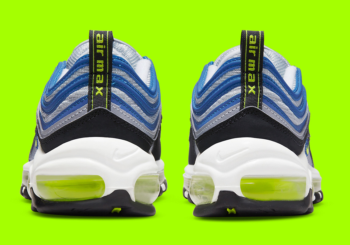 Nike Air Max 97 Atlantic Blue Navy Volt DQ9131-400 | SneakerNews.com