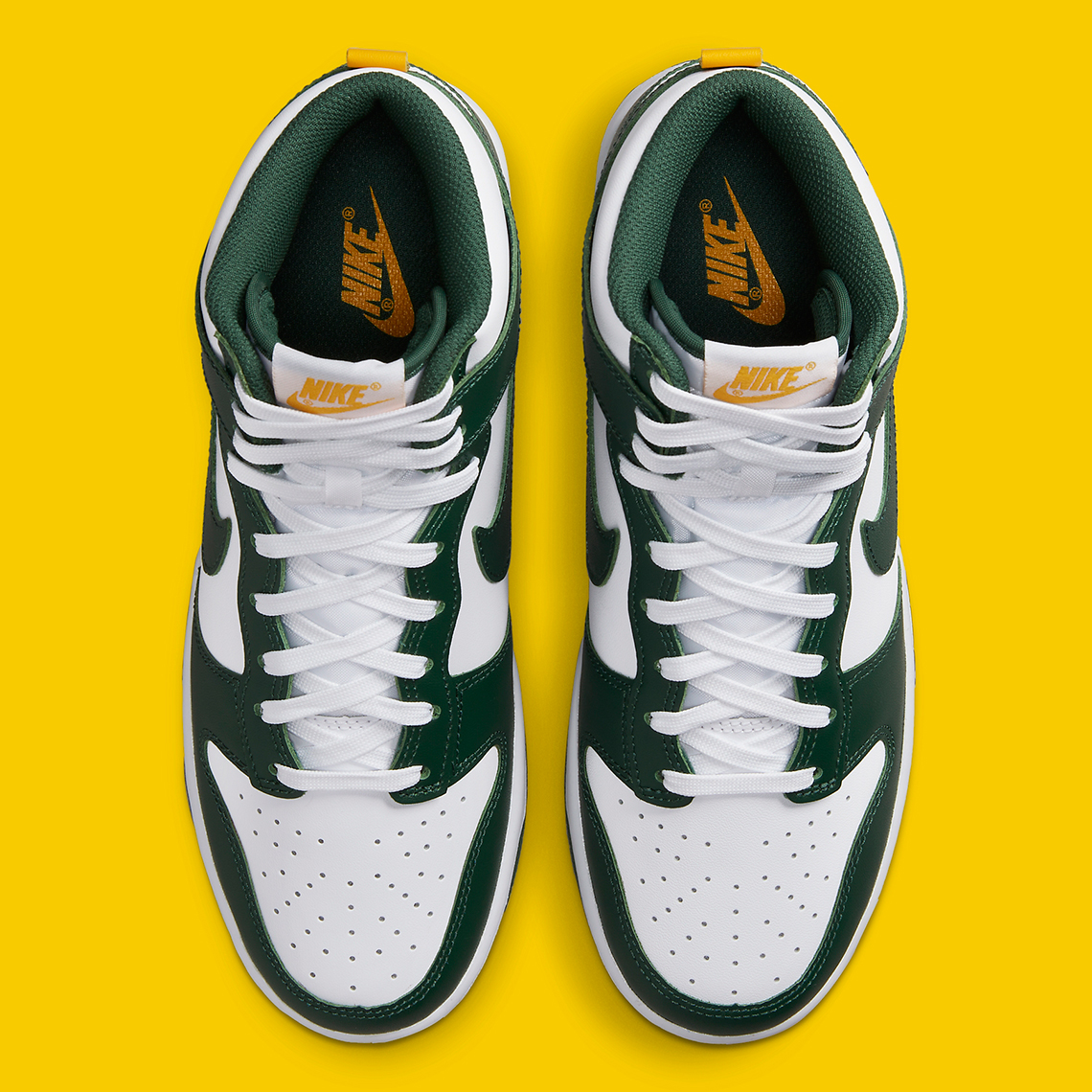 Nike Dunk High GS "Green/Gold" DV7072-300 | SneakerNews.com