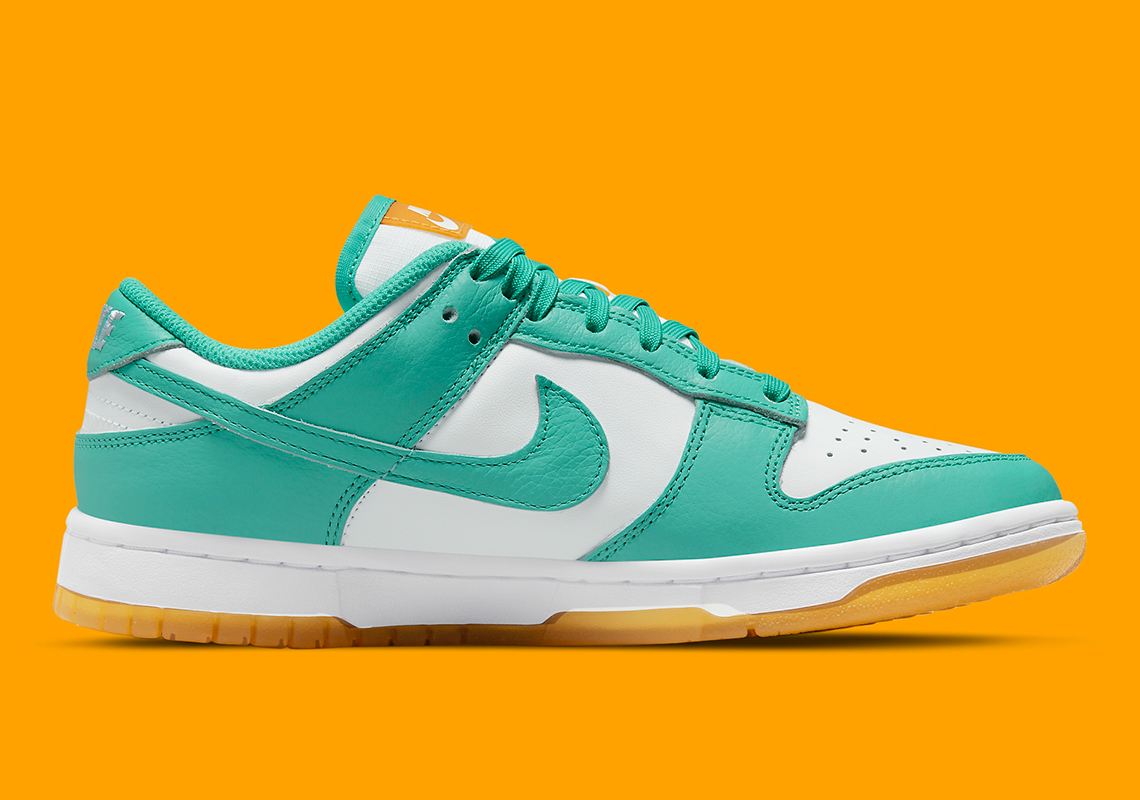 Nike Dunk Low Turquoise Green Orange DV2190-100 | SneakerNews.com