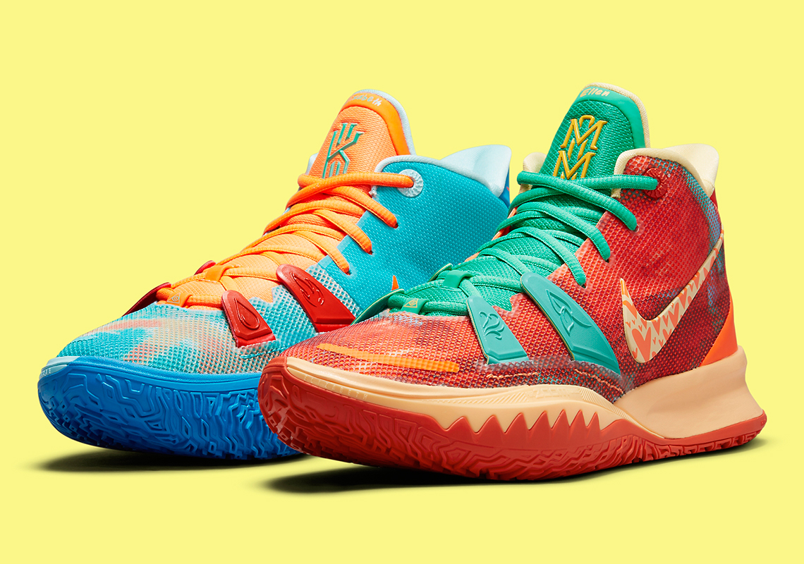 Nike Kyrie 7 "Fire And Ice" Sneaker Room DO5360-900 | SneakerNews.com