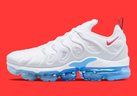 Nike Vapormax Plus White Crimson Blue DV2119-100 | SneakerNews.com