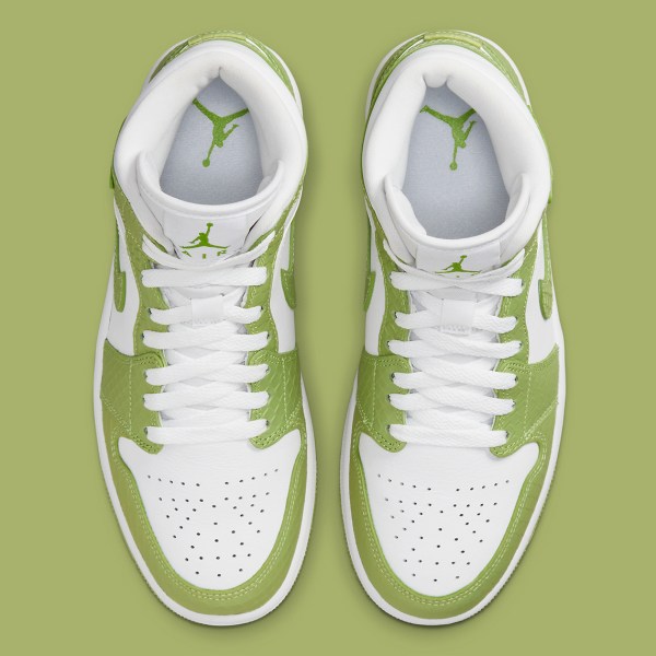 Air Jordan 1 Mid Green Python DV2959-113 Release Info | SneakerNews.com