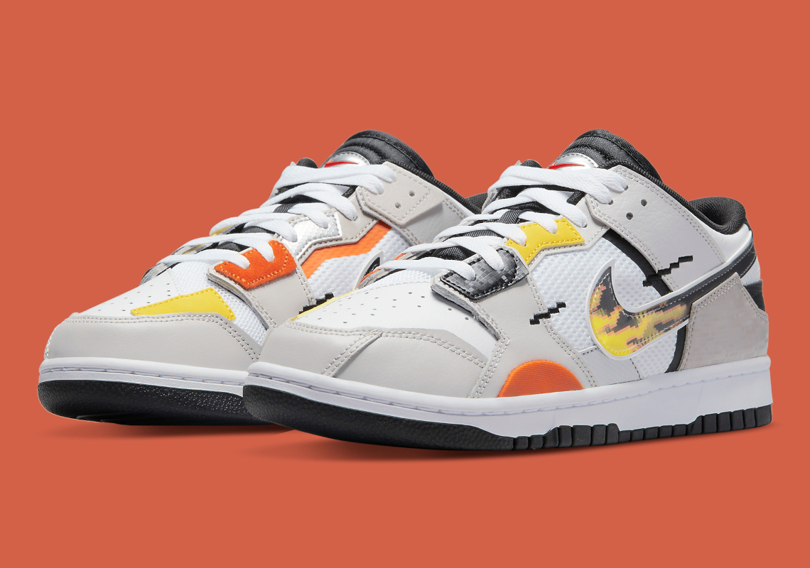 Nike Dunk Low Scrap "Mighty Swooshers" DX6058-101 | SneakerNews.com