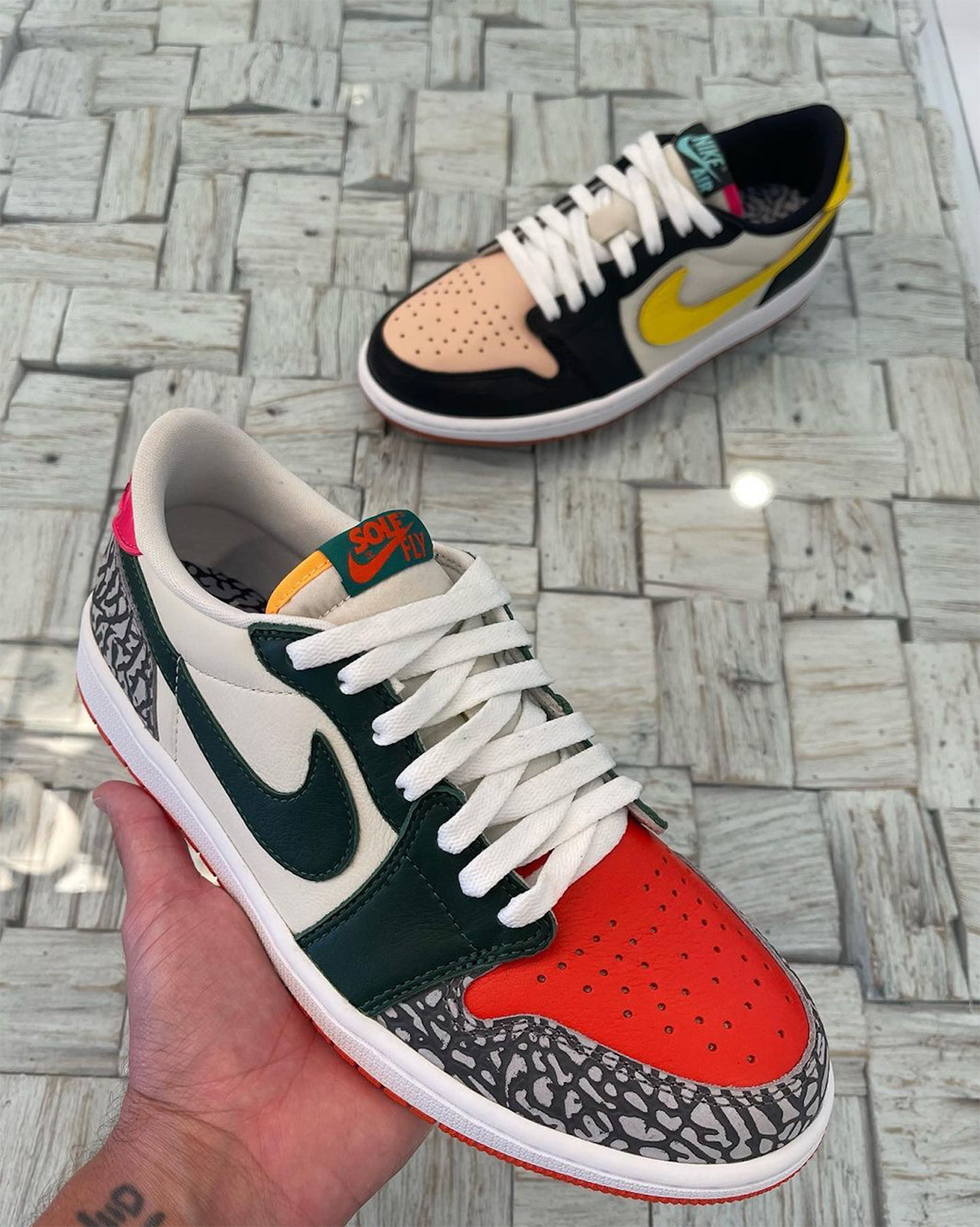Air Jordan 1 Low OG "What The SoleFly" Sample | SneakerNews.com