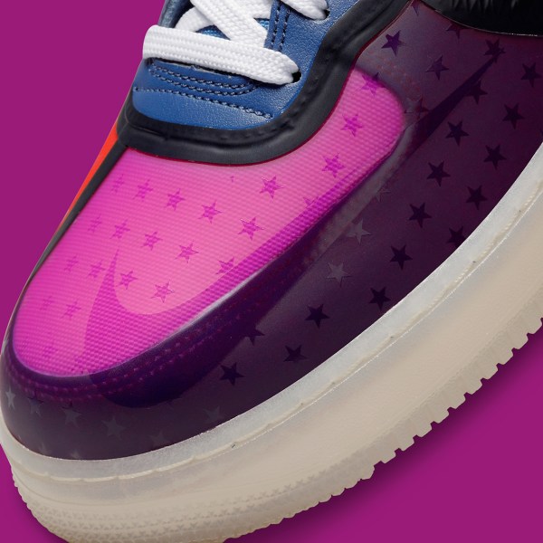 Nike Air Force 1 High PRM Thunder Blue Mystic Navy Light Iron Ore ...