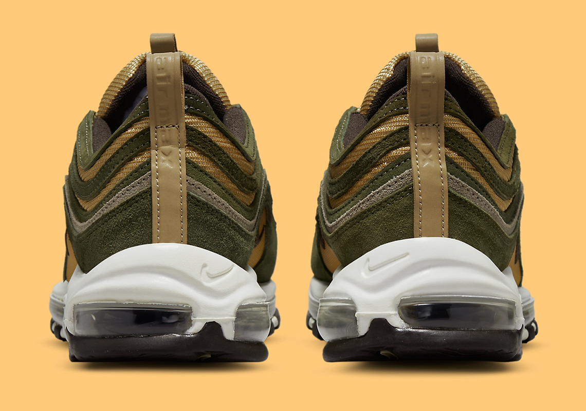Nike Air Max 97 NH "Rough Green/Metallic Gold" DR0157-300 | SneakerNews.com