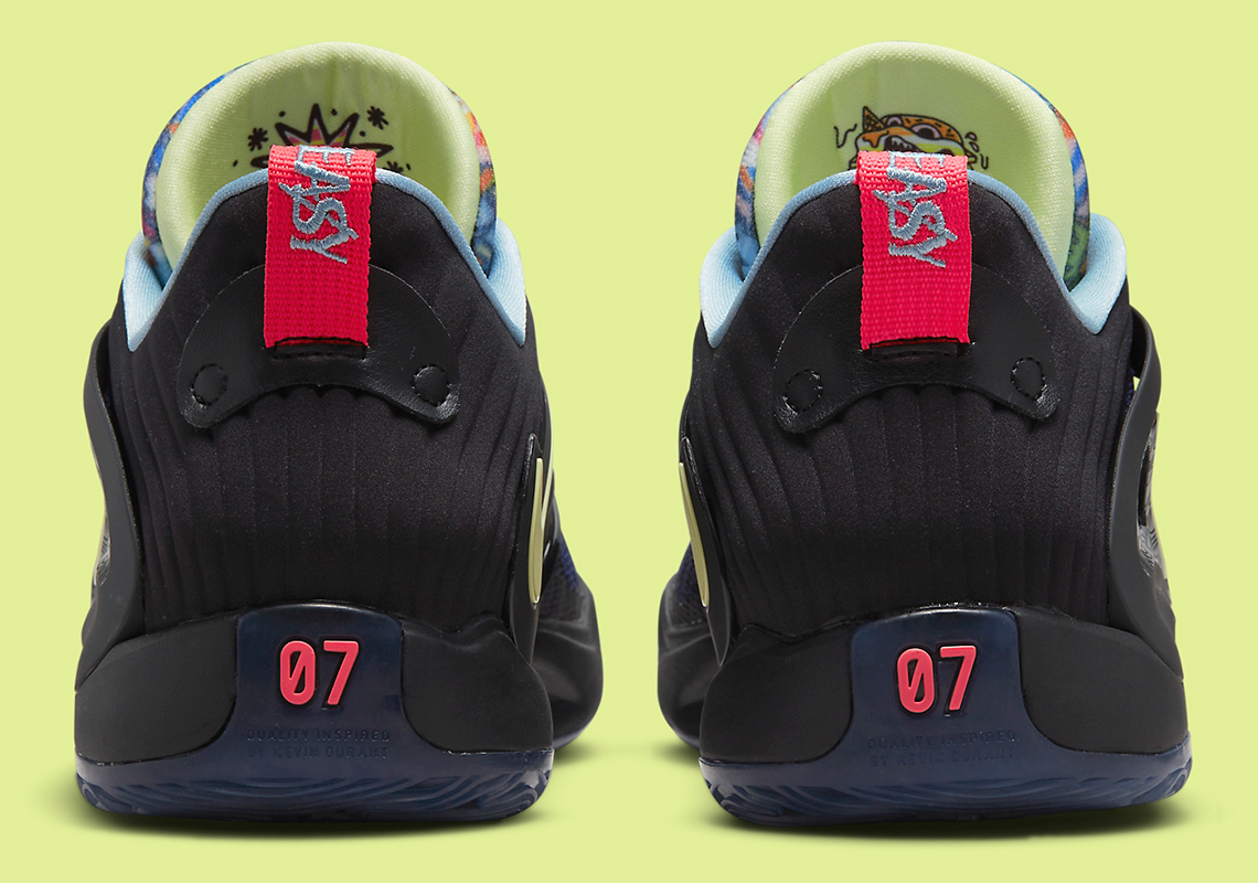 Nike KD 15 Black Boarder Blue Sanddrift Aura DC1975-001 | SneakerNews.com