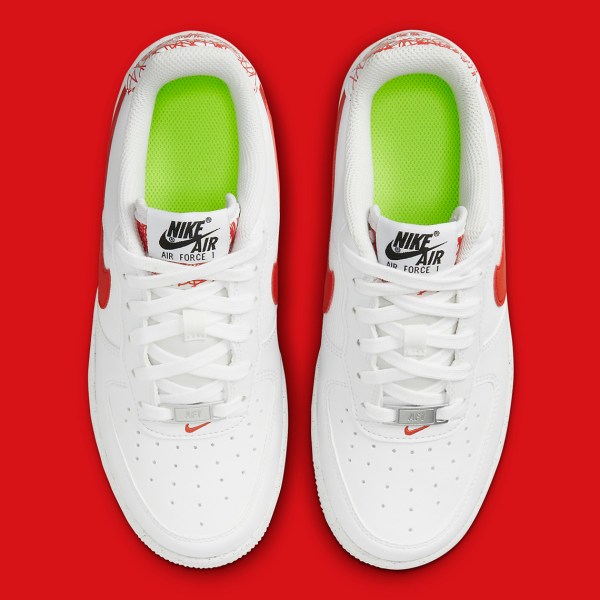 Nike Air Force 1 White Red DM1086-101 | SneakerNews.com