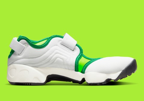Nike Air Rift White Green Volt DX2939-100 | SneakerNews.com