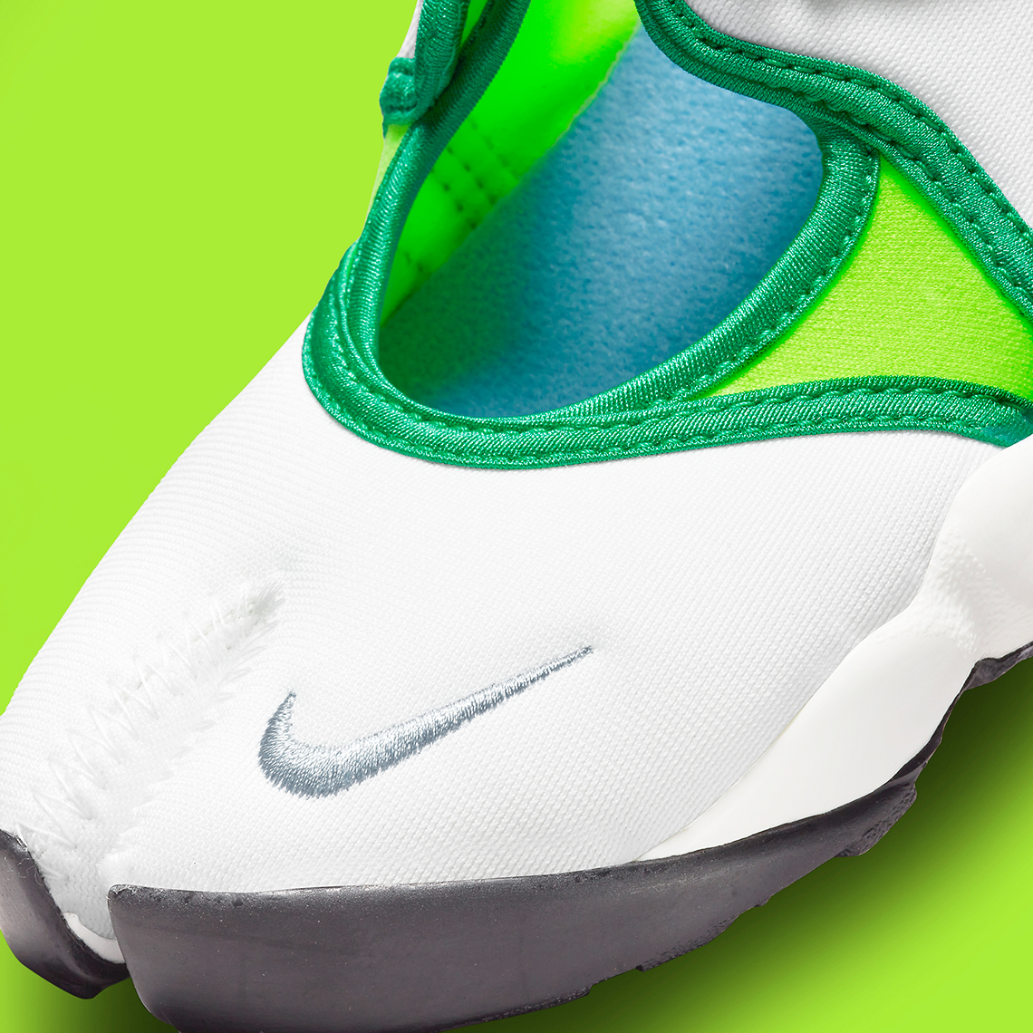 Nike Air Rift White Green Volt DX2939-100 | SneakerNews.com