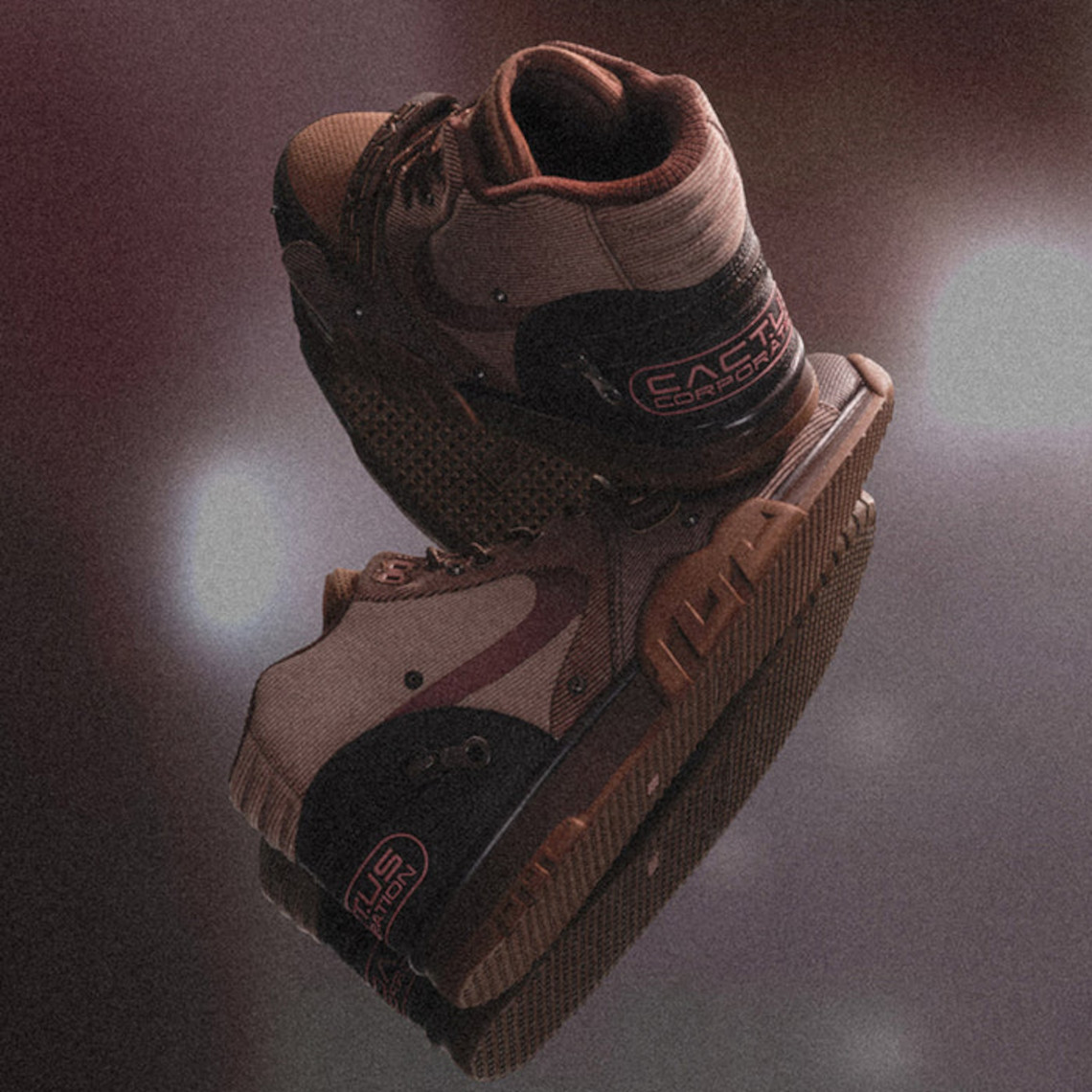 Travis Scott x Nike Air Trainer 1 "Light Chocolate" | SneakerNews.com