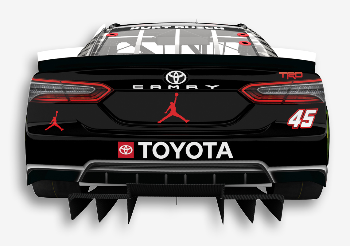Jordan Brand 23XI Racing Kurt Busch Car | SneakerNews.com
