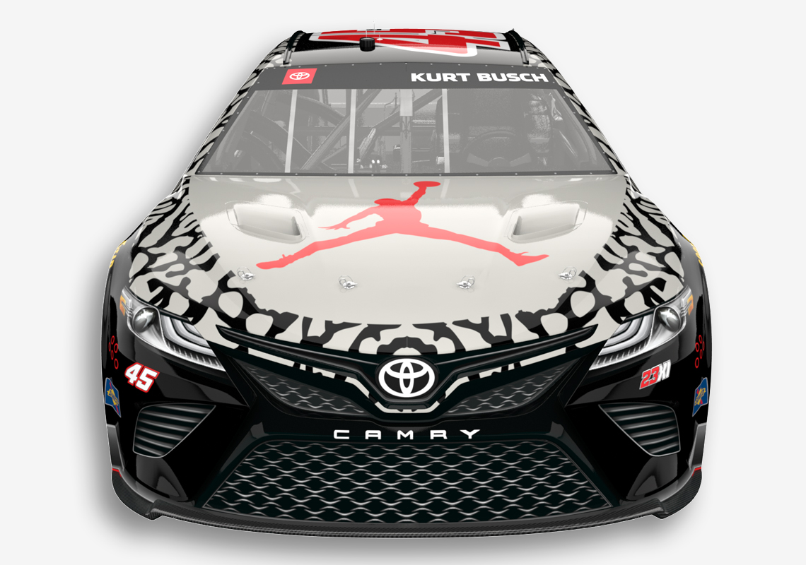 Jordan Brand 23XI Racing Kurt Busch Car | SneakerNews.com