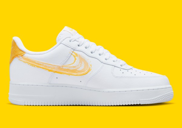 Nike Air Force 1 Low "Brushstroke" Yellow DX2646-100 | SneakerNews.com