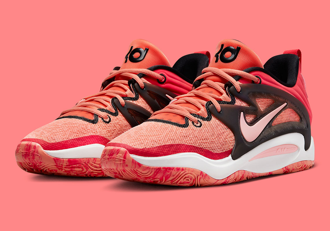 Nike KD 15 "Pink/Red" DV1682-900 | SneakerNews.com