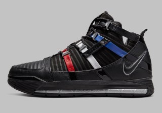 Nike LeBron 3 Retro Black USA DO9354-001 | SneakerNews.com