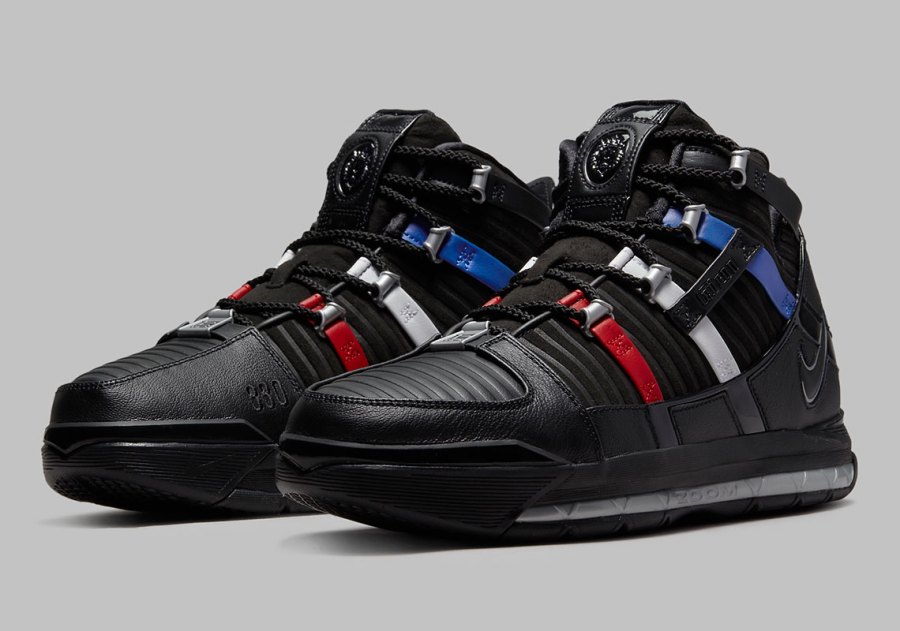 Nike LeBron 3 Retro Black USA DO9354-001 | SneakerNews.com