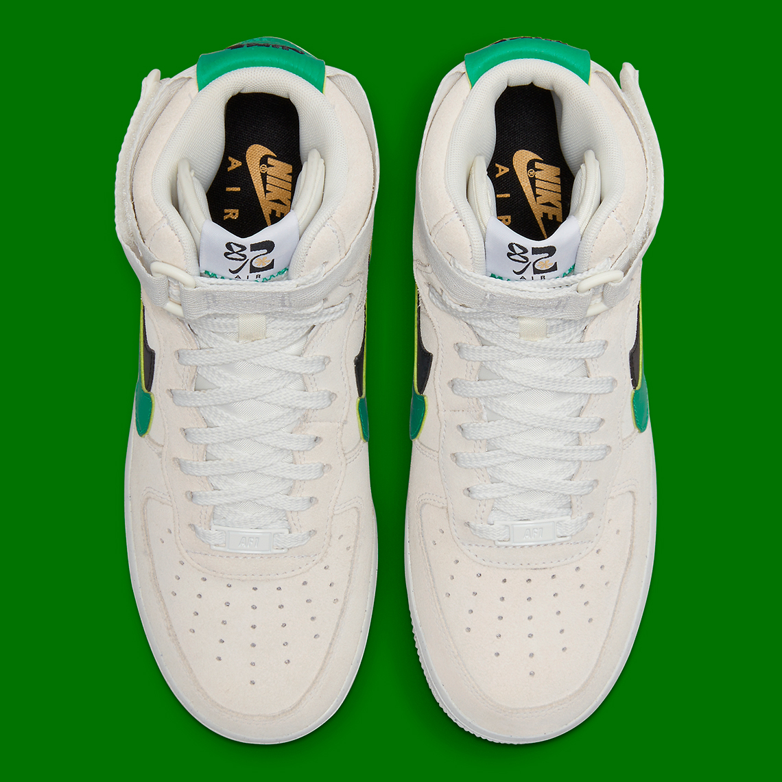 Nike Air Force 1 High "Summit White/Neptune Green" DO9460-100 ...