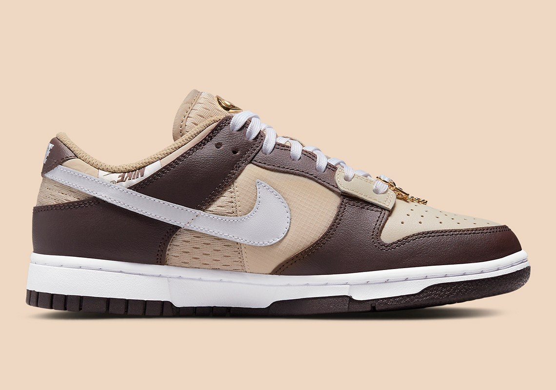Nike Dunk Low "Bling" Brown Gold Release Date | SneakerNews.com