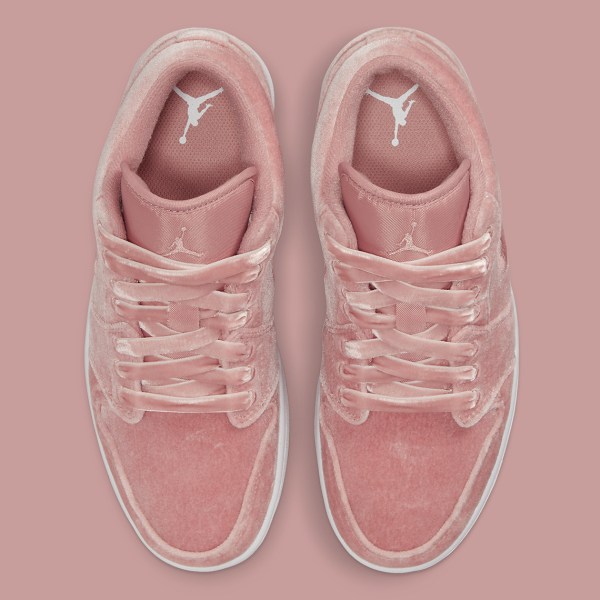 Air Jordan 1 Low Pink Velvet DQ8396-600 | SneakerNews.com
