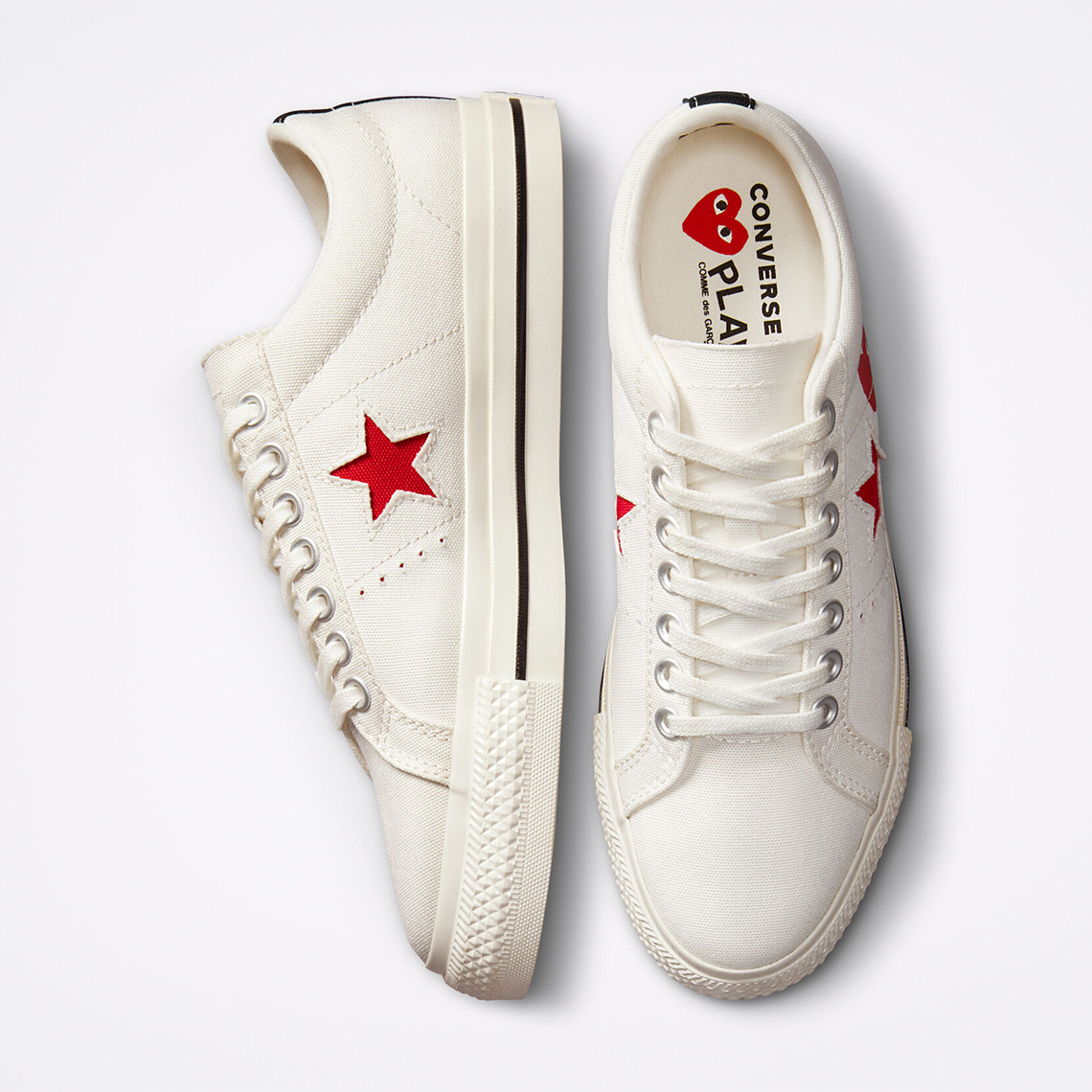 Comme des Garçons PLAY CDG Converse One Star A01791C A01792C ...