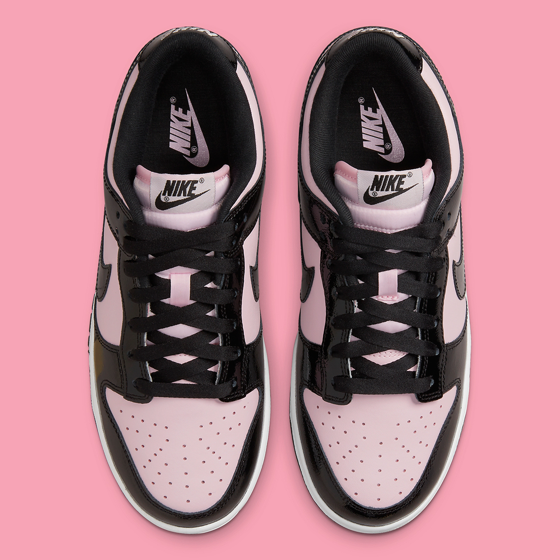Nike Dunk Low Black Patent Pink DJ9955-600 | SneakerNews.com