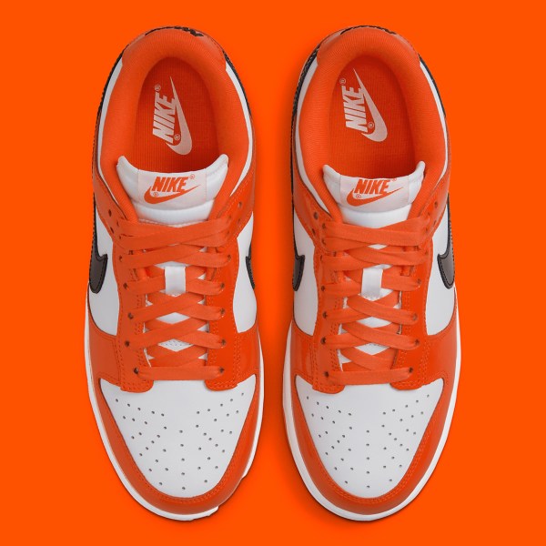 Nike Dunk Low"Orange/Black" Patent Leather DJ9955-800 | SneakerNews.com