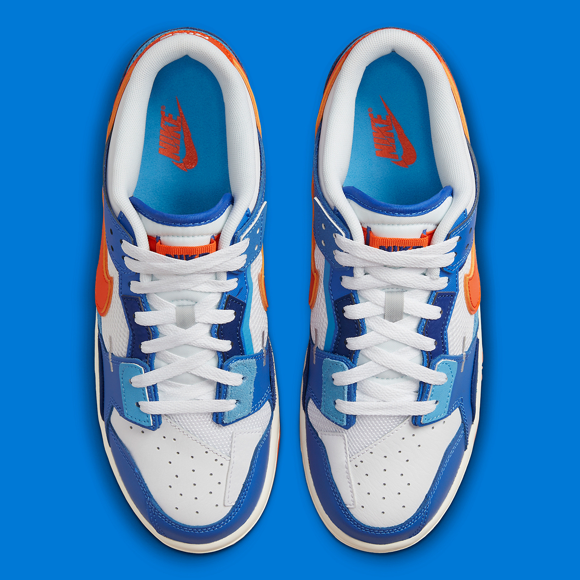 Nike Dunk Low Scrap Knicks DM0128-100 | SneakerNews.com