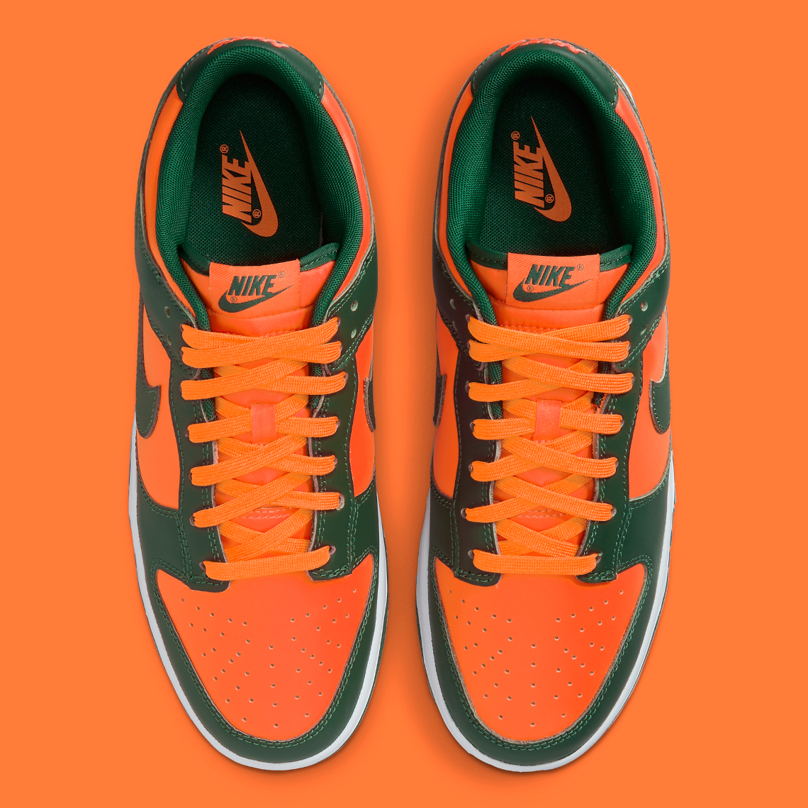 Nike Dunk Low "Miami Hurricanes" DD1391-300 | SneakerNews.com