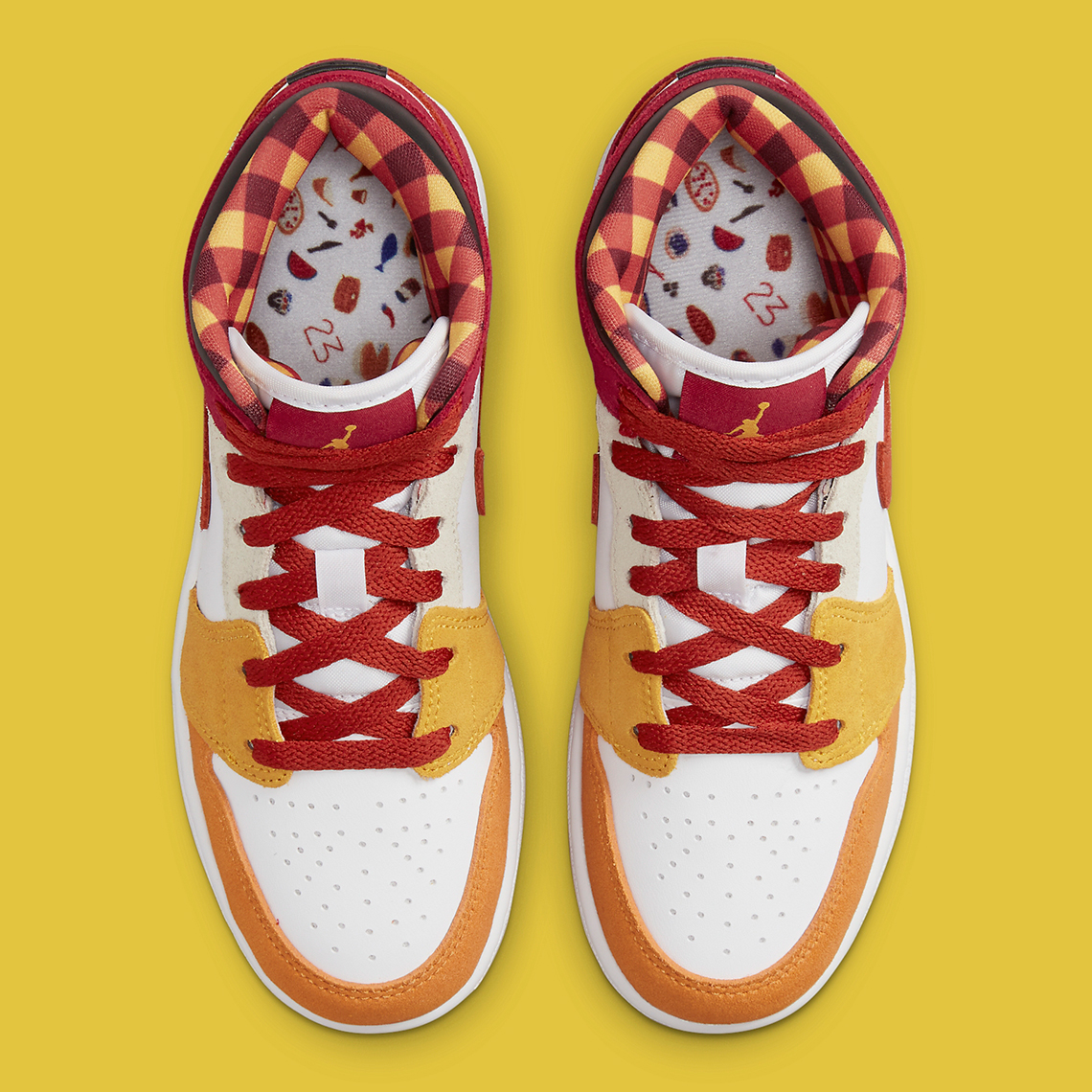 Air Jordan 1 Mid GS "Tablecloth" DX2460-601 | SneakerNews.com
