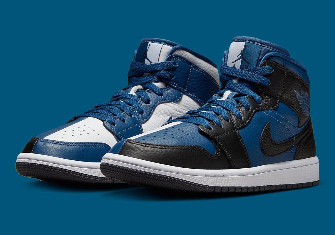 Air Jordan 1 Mid SE "Split" Blue DR0501-401 | SneakerNews.com
