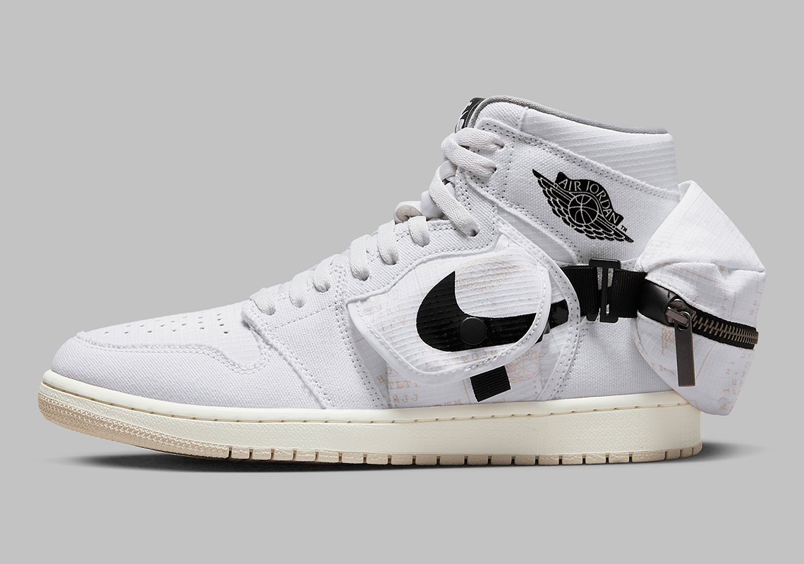 Air Jordan 1 High Stash "White Nylon" DO8727-100 | SneakerNews.com