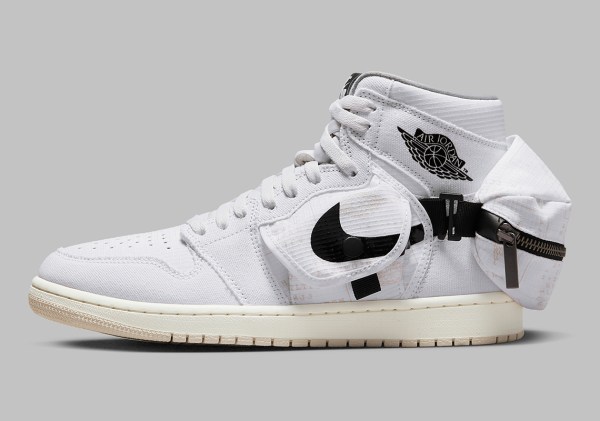 Air Jordan 1 High Stash "White Nylon" DO8727-100 | SneakerNews.com