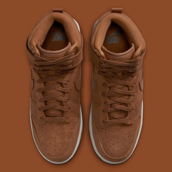 Nike Dunk High Premium "Brown Suede" DX2044-200 | SneakerNews.com