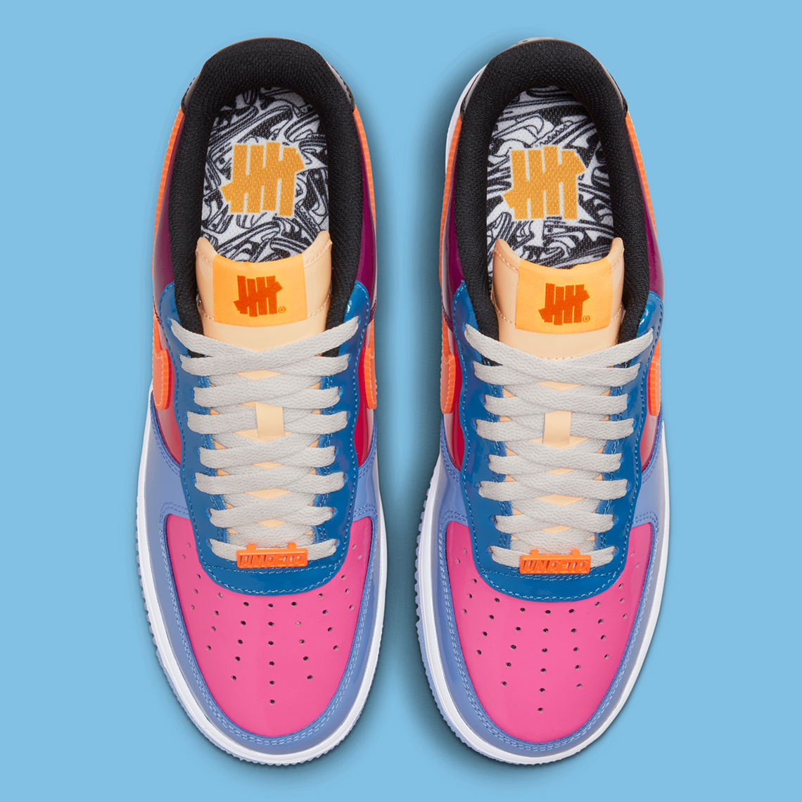 Undefeated Nike Air Force 1 Low Multi-Patent DV5255-400 | SneakerNews.com