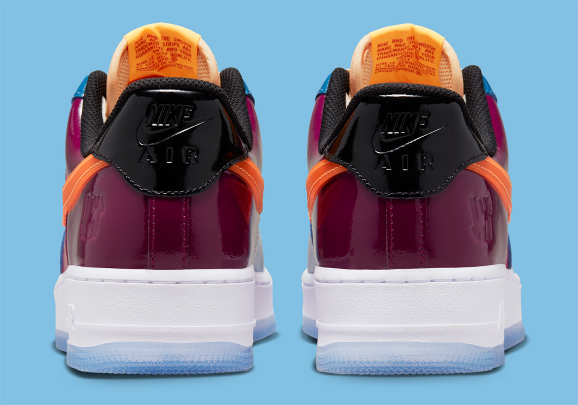 Undefeated Nike Air Force 1 Low Multi-Patent DV5255-400 | SneakerNews.com
