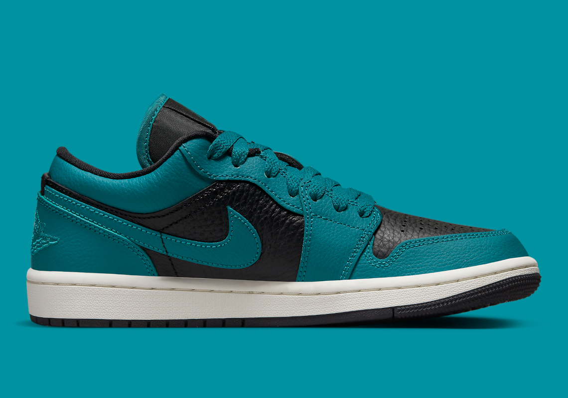 Air Jordan 1 Low Split "Bright Spruce" DR0502-300 | SneakerNews.com