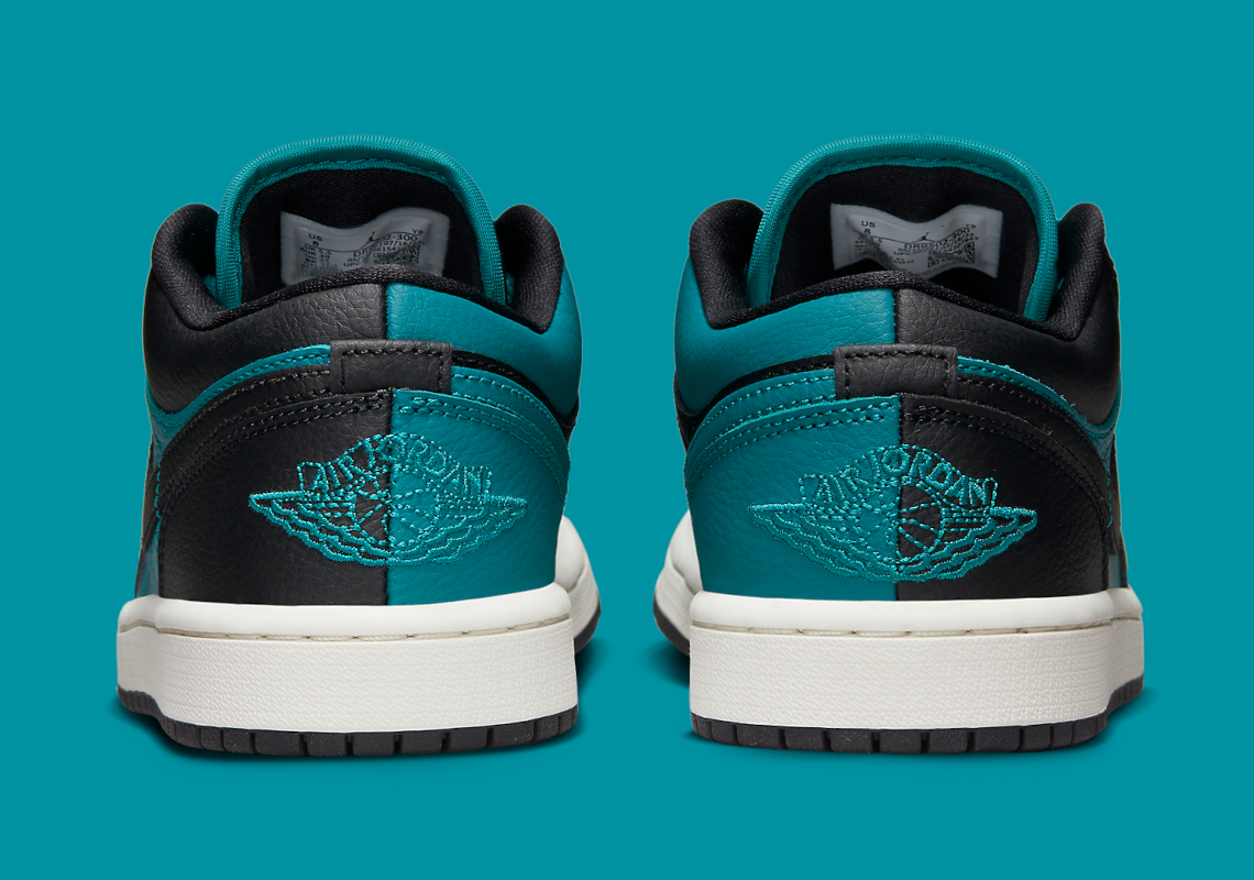 Air Jordan 1 Low Split "Bright Spruce" DR0502-300 | SneakerNews.com